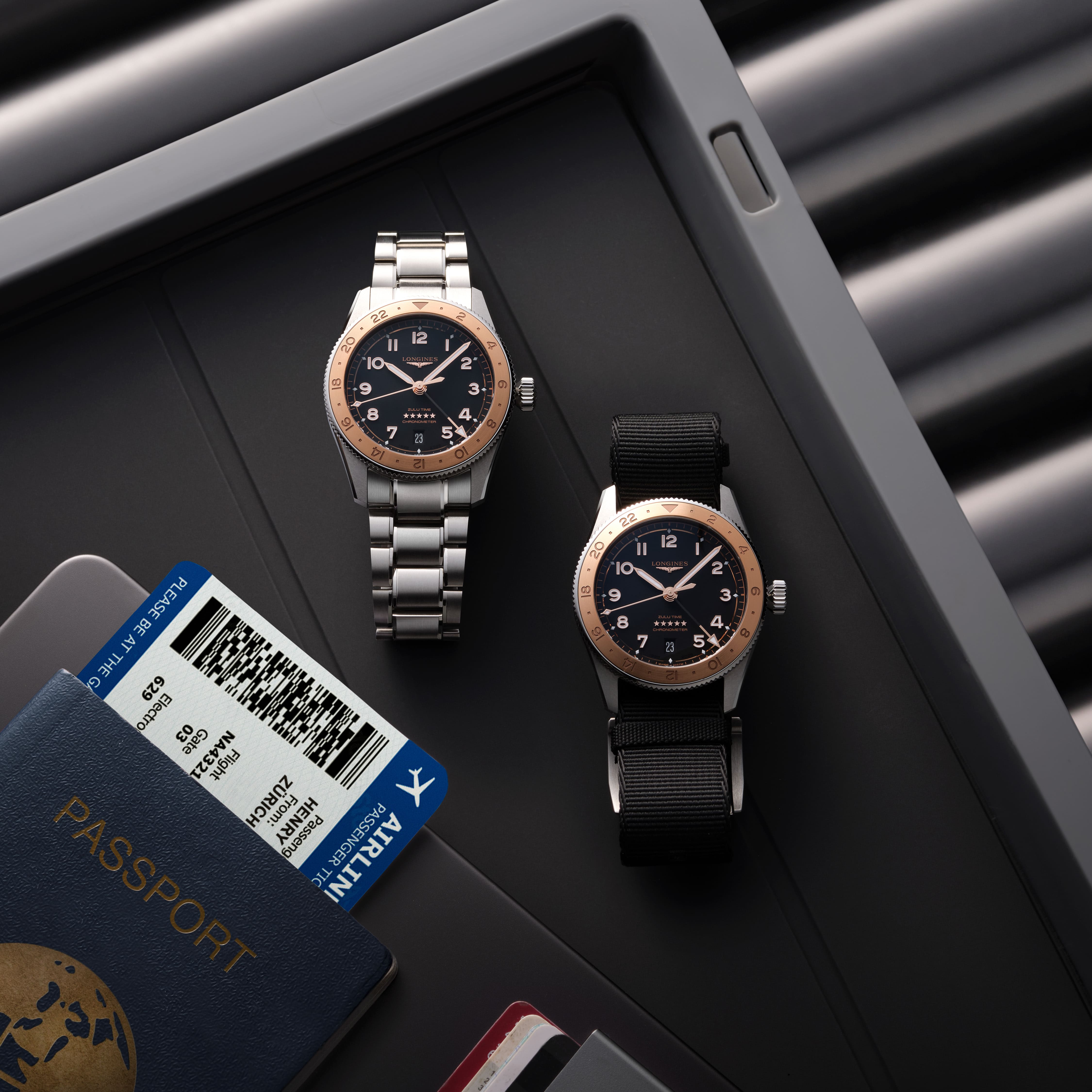 ロンジン(LONGINES) スピリット ズールータイム 1925 LONGINES SPIRIT ZULU TIME 1925 | 髙島屋 横浜店 5階ジュエリー＆ウオッチサロン ...